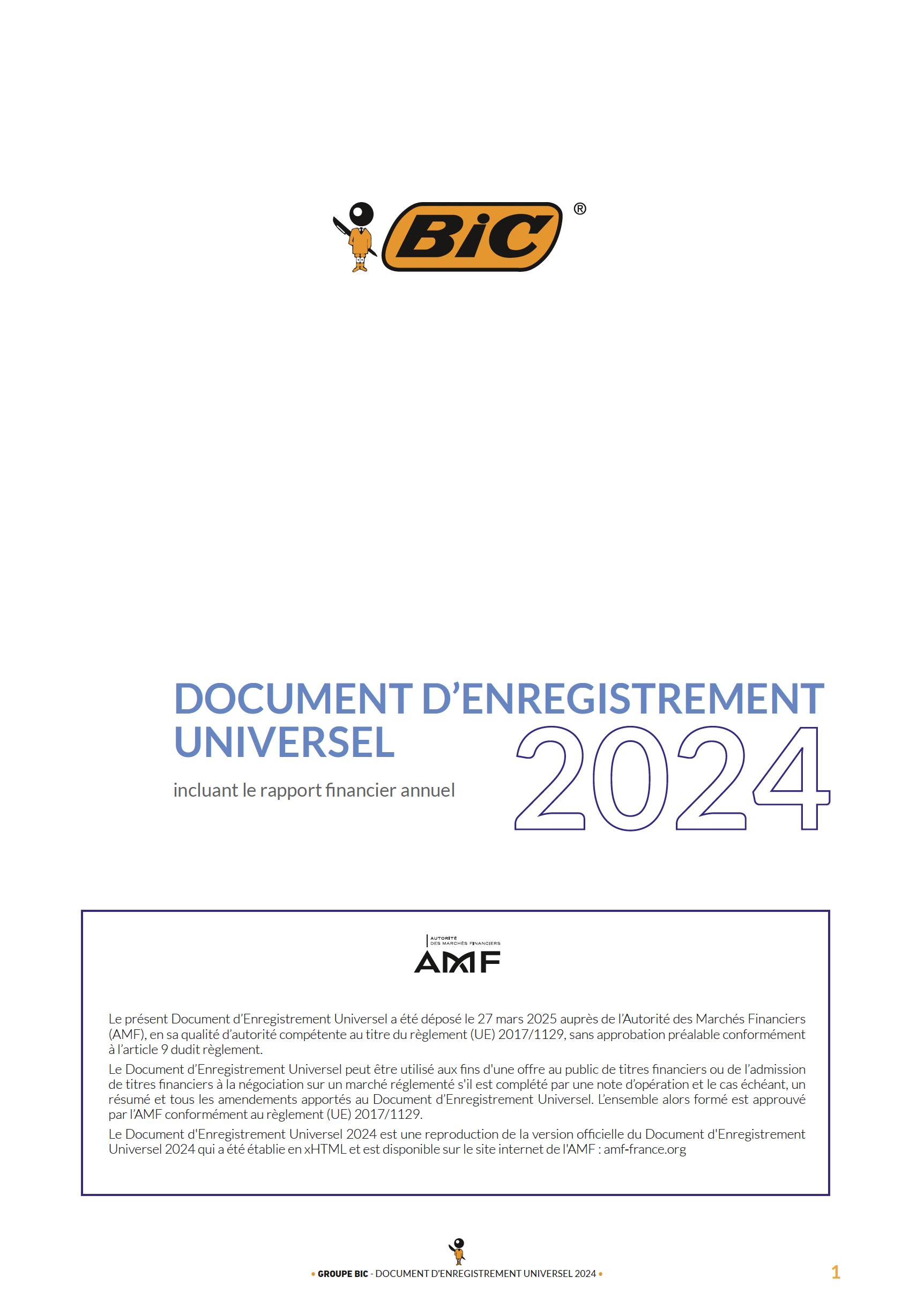 Table de concordance du rapport sur le gouvernement d’entreprise | BIC ...